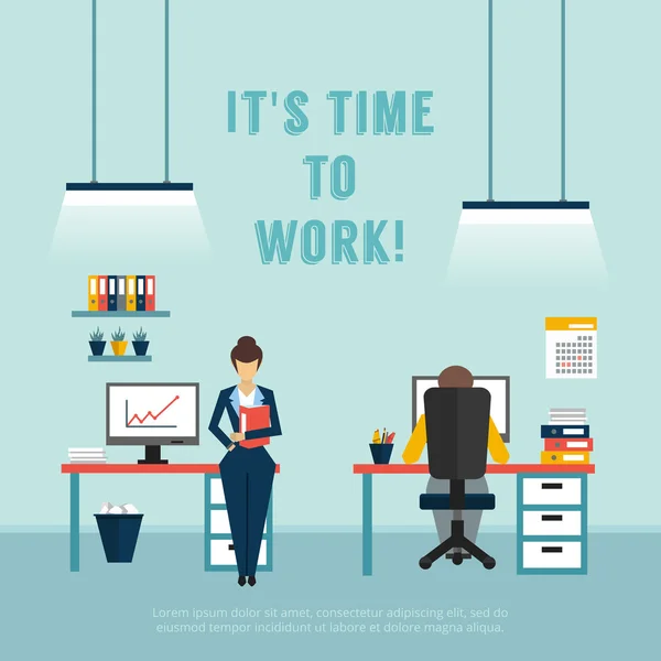 100,000 Workplace poster Vector Images | Depositphotos