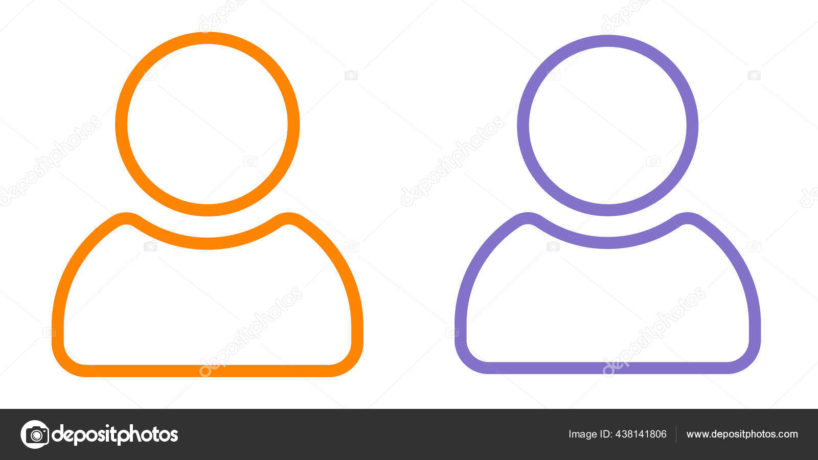 Person Icon Flat Design Template Isolated Avatar Sign Vector ...
