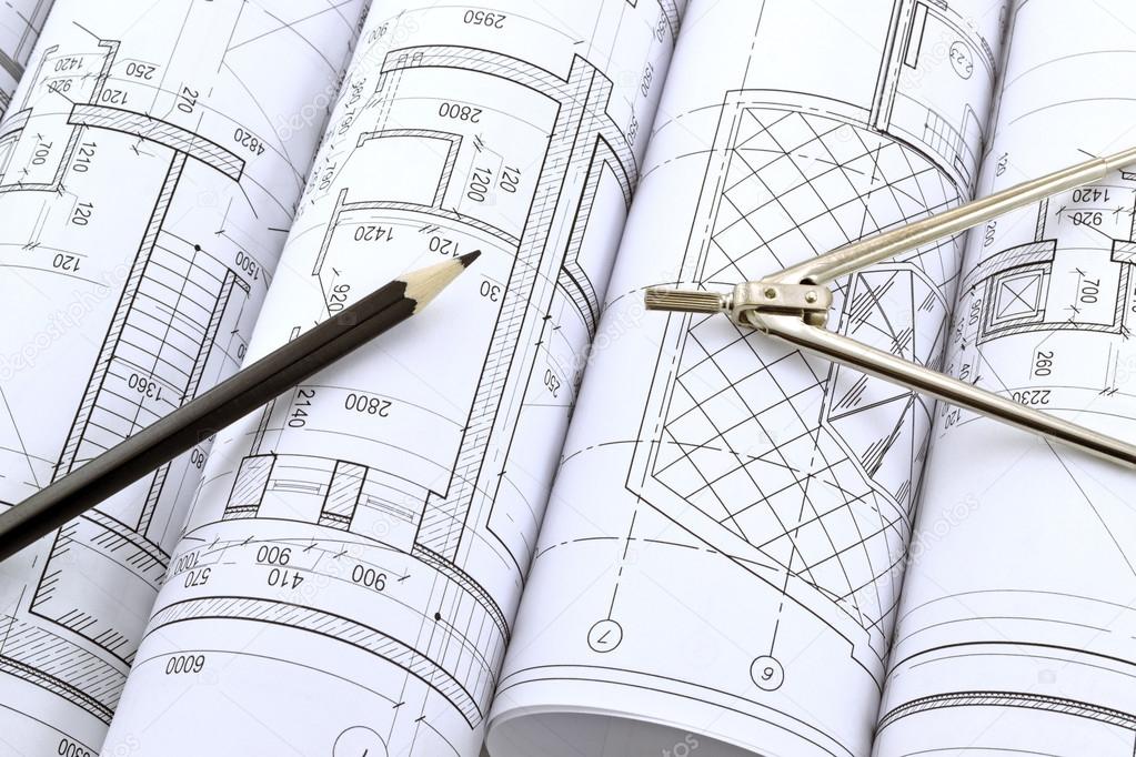 Project drawings — Stock Photo © GeorgiMironov #73342253