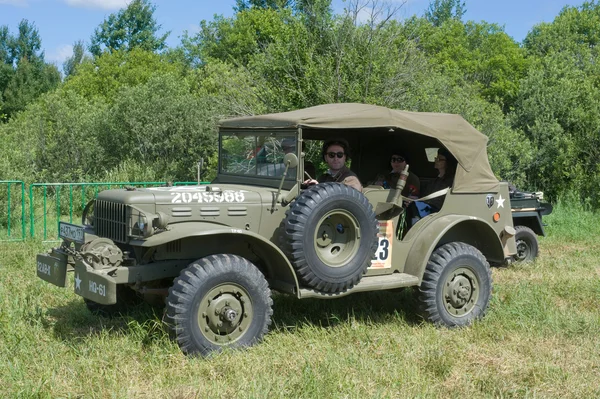 Retro car Dodge WC-57 Command Car at the 3rd international meeting of ...