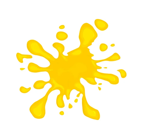 Vector Yellow Splash — Stock Vector © ramonakaulitzki #45374535