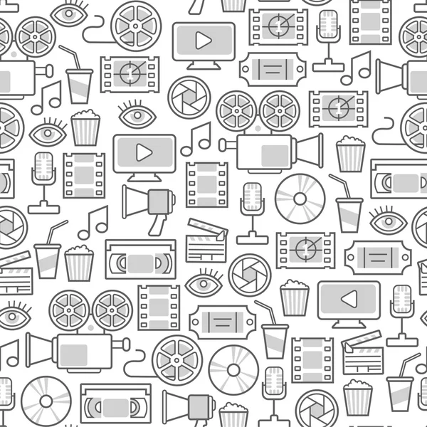 Movie pattern Vector Art Stock Images | Depositphotos