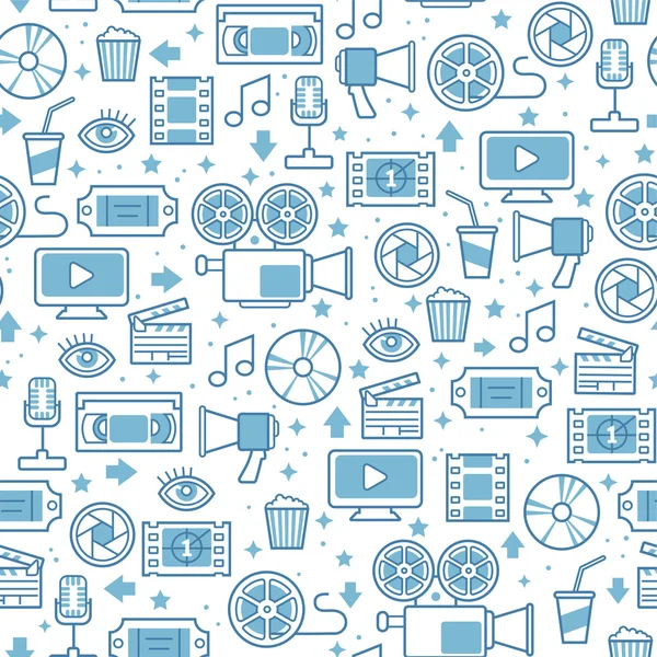 Movie pattern Vector Art Stock Images | Depositphotos