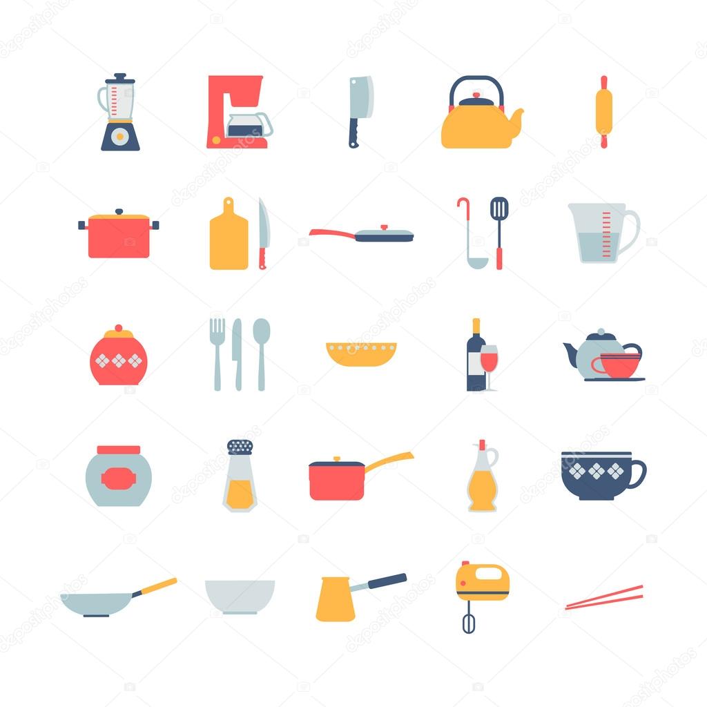 Set of cooking icons Stock Vector Image by ©kusuriuri #53090567