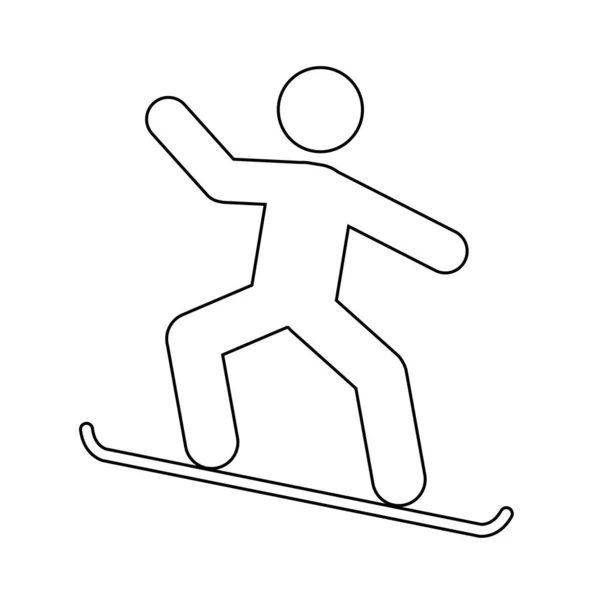 12,632,353 Stick figures snowboard Vector Images | Depositphotos