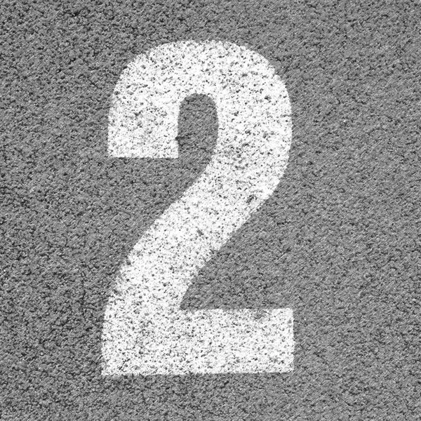 Black and white dashed retro sketch. Track number two on rubber ...