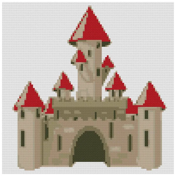 Castle pixel art Stock Photos, Royalty Free Castle pixel art Images ...