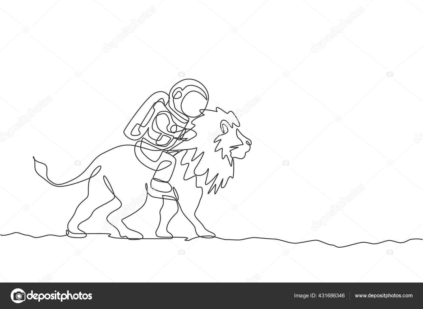 Lion Riding