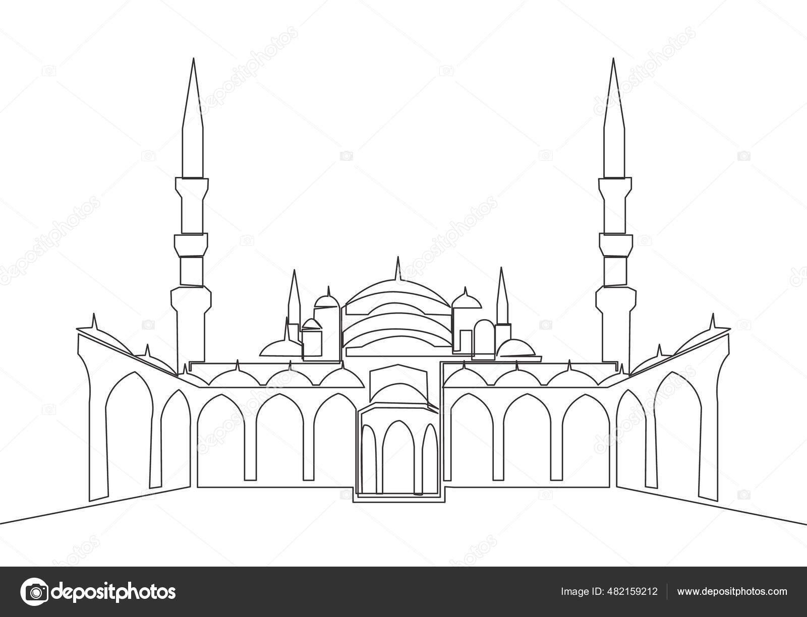 Islam Mosque Drawing