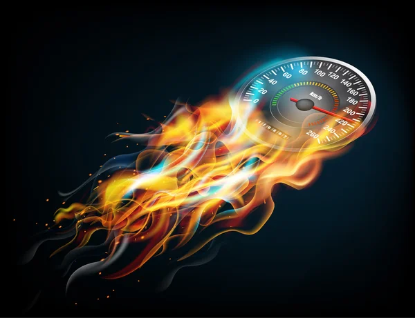 864 Speedometer on fire Vector Images, Speedometer on fire ...