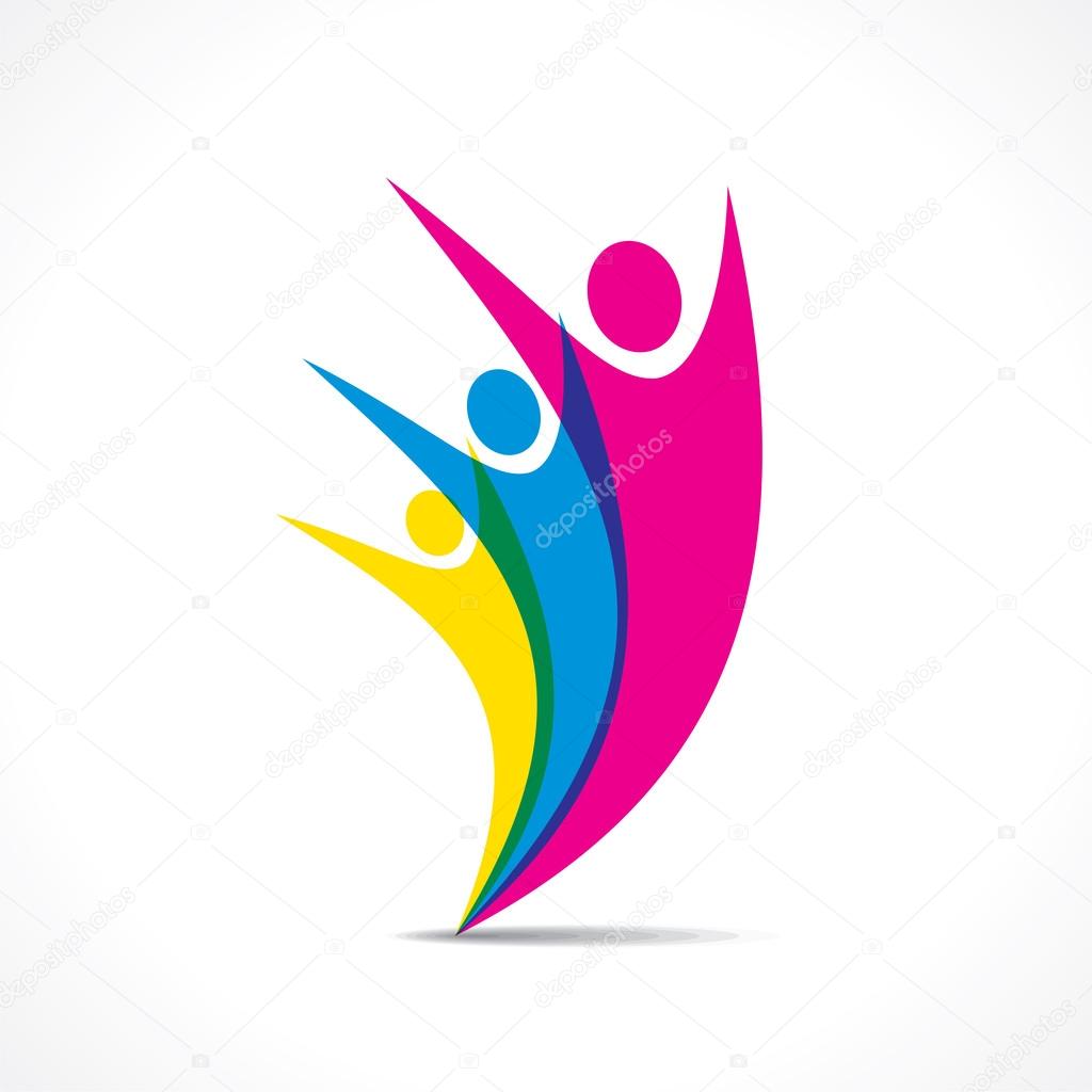 Creative freedom people icon design vector Stock Vector Image by ...