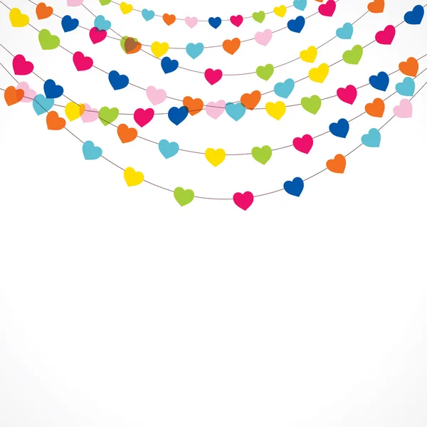 Colorful heart border — Stock Vector © Studiobarcelona #38855469