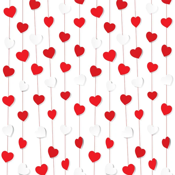 Hearts on strings pattern Stock Vector Image by ©vectotaart #62690877