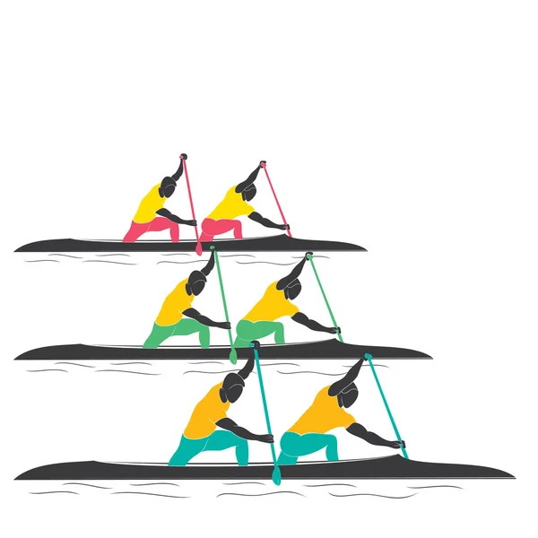 Rowing team Vector Art Stock Images | Depositphotos