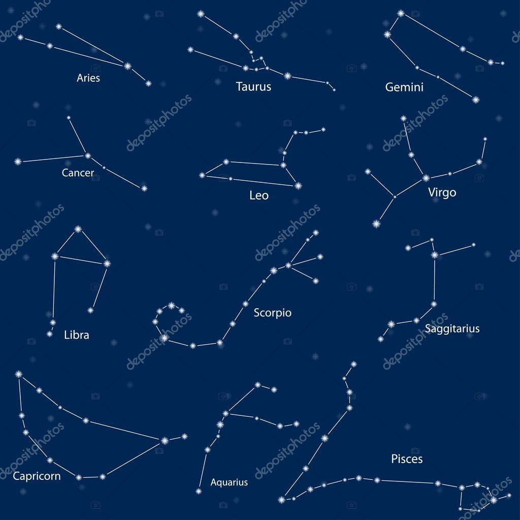 Imágenes: constelaciones signos del zodiaco | Constelaciones de los signos del zodiaco ...