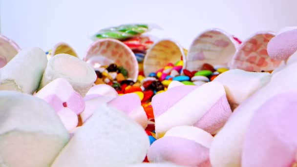 Sugarly Sweet Candies Close — Stock Video © okanakdeniz #433540096