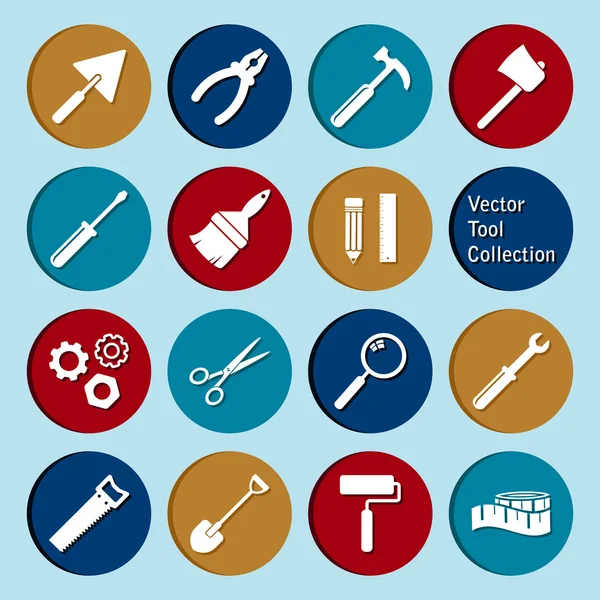 Set icons of tools Stock Vector Image by ©strejman #44928063