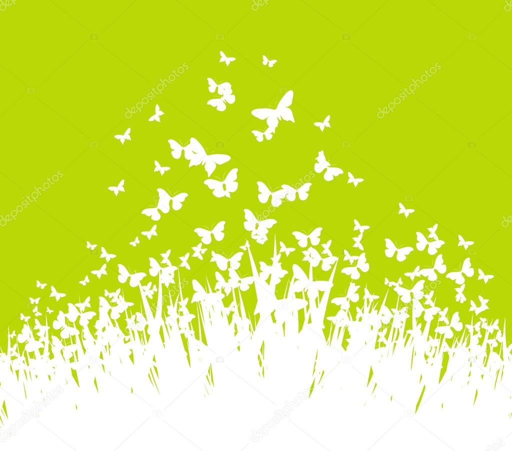 Green spring background Stock Vector Image by ©ngocdai86 #62256565
