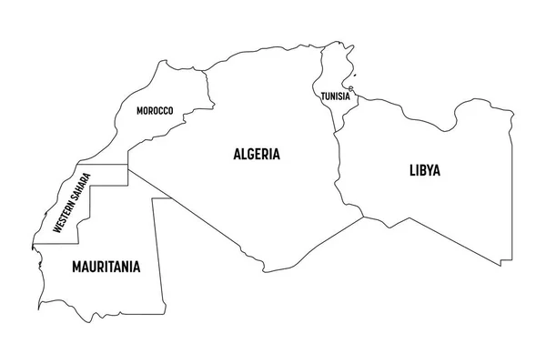 300 Maghreb map Vector Images, Maghreb map Illustrations | Depositphotos