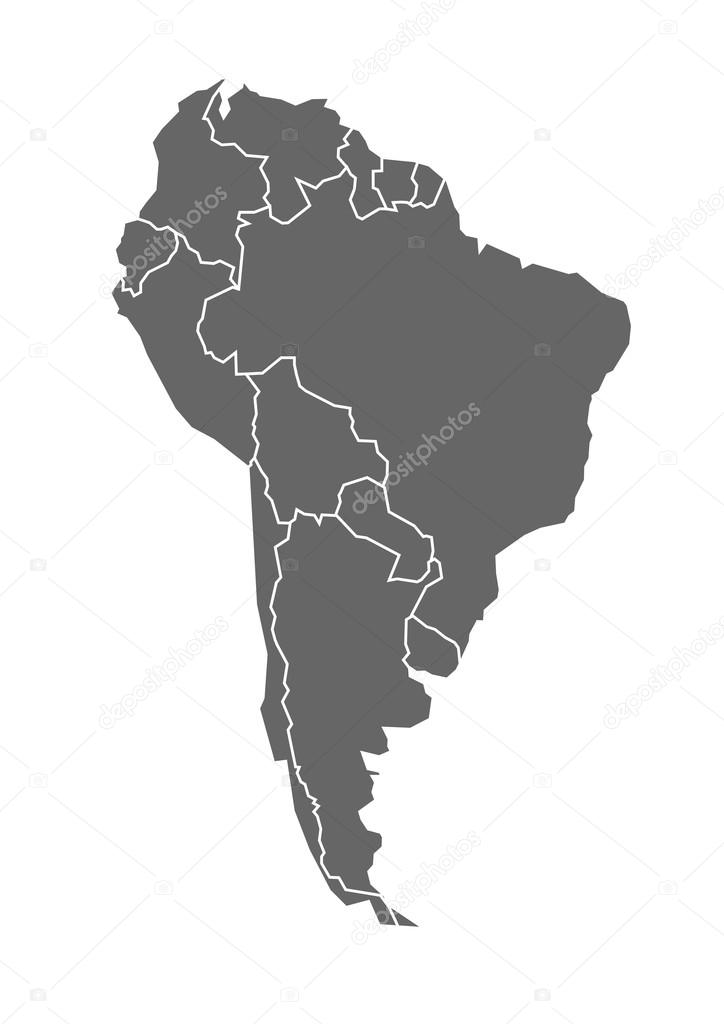 Vector Mapa De America Del Sur Descargar Vector Images