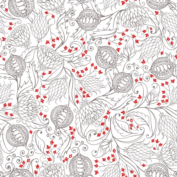Pomegranate pattern Stock Vectors, Royalty Free Pomegranate pattern ...