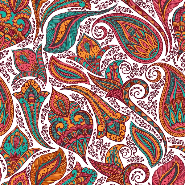 Colored paisley pattern — Stock Vector © JalloM #35314463