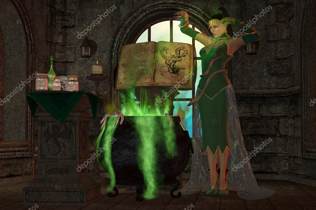 Witch Cauldron — Stock Photo © CoreyFord #56183095