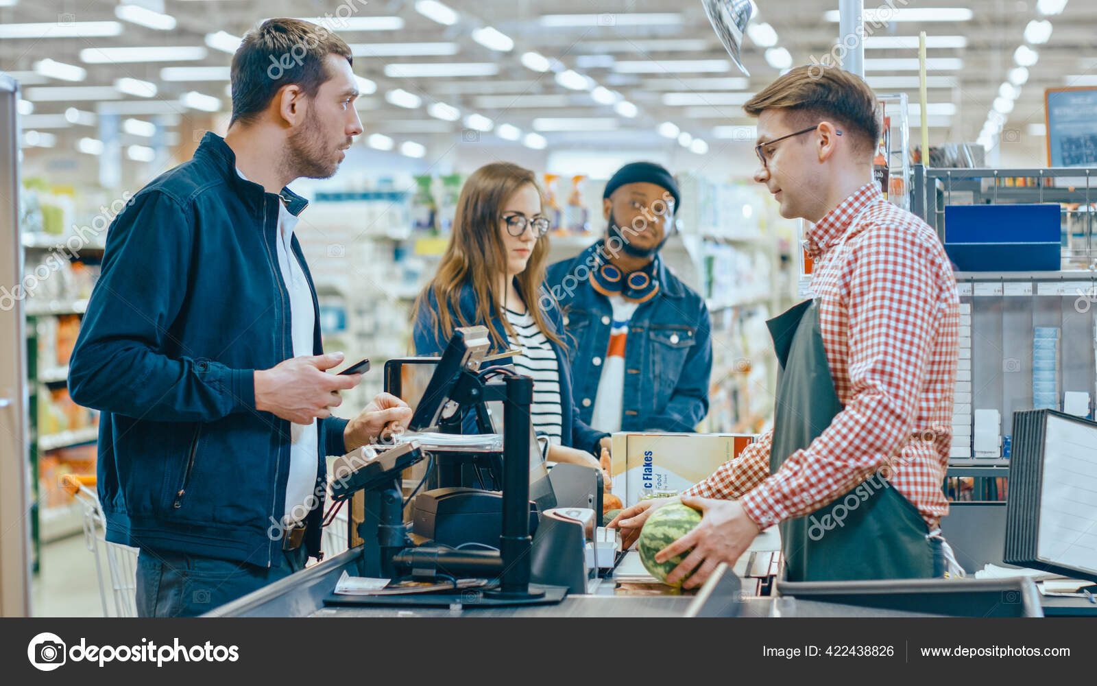 Angry Customer At Counter
