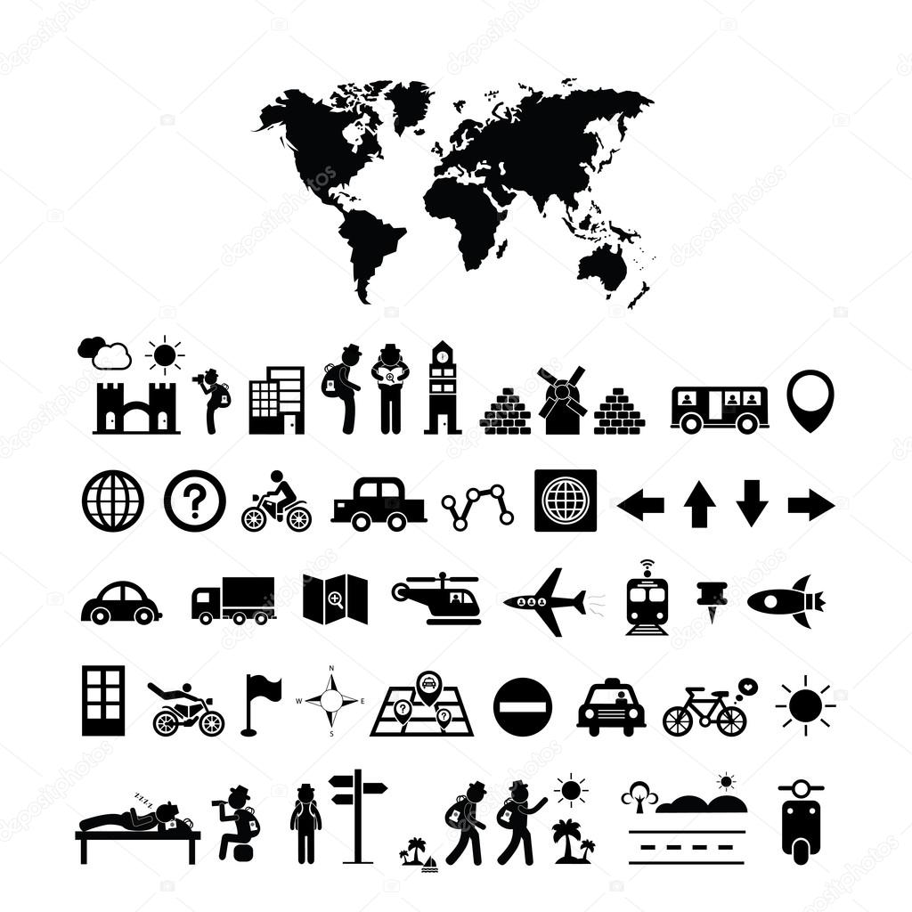 Traveler explorer icon Stock Vector by ©tackgalich 52330483