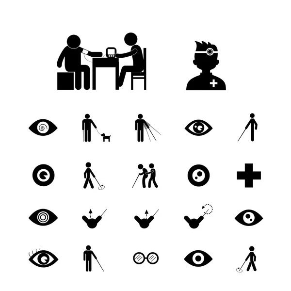 Blind man symbol Stock Vector Image by ©tackgalich #49648607