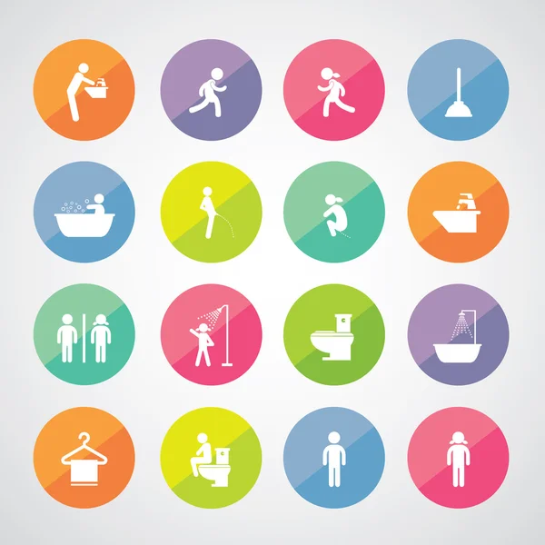 Toilet and hygiene icons Stock Vector Image by ©tackgalich #49649733