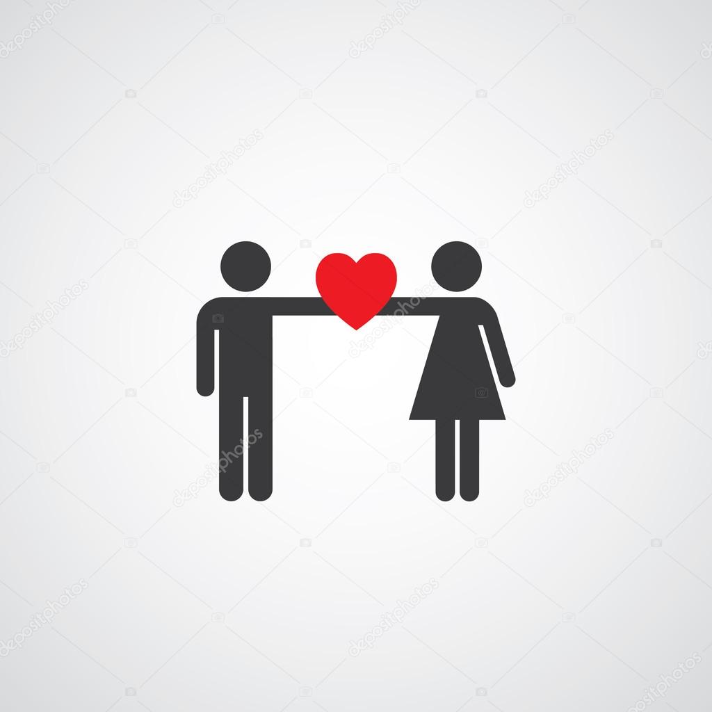Man And Woman Symbol Stock Vector By ©tackgalich 62928845