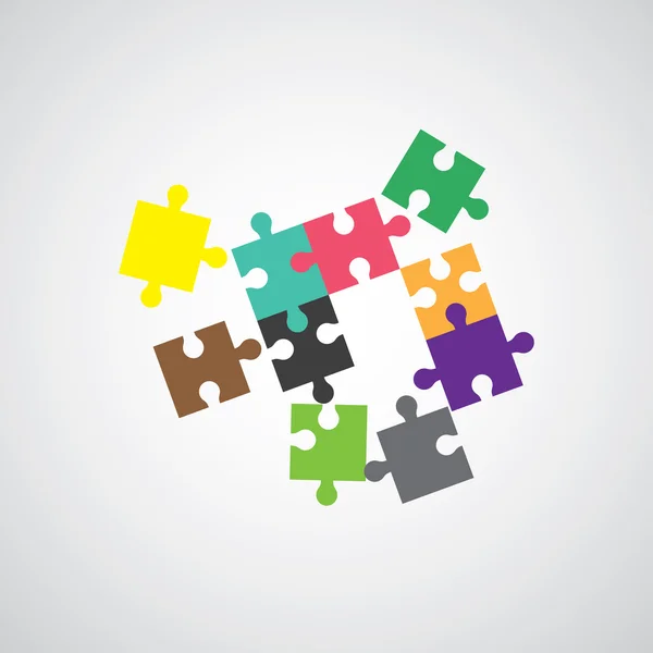 Jigsaw puzzle symbol Stock Vector Image by ©tackgalich #55295567