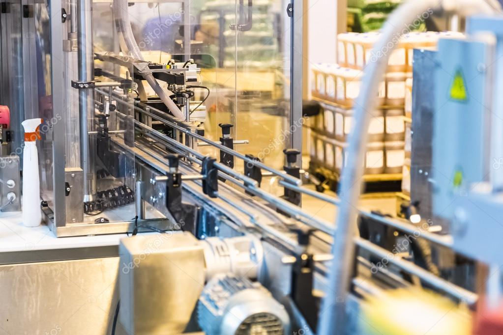 Automatic packing line of conveyor — Stock Photo © xmagic #54626801