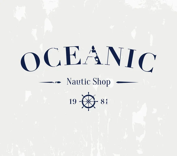 Retro nautical logo Stock Vector Image by ©mauro-fabbro #109298974