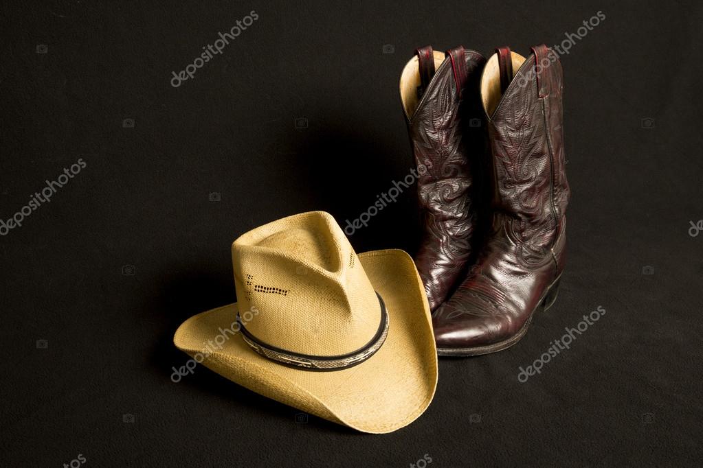 Cowboy Boots And Hat Photography