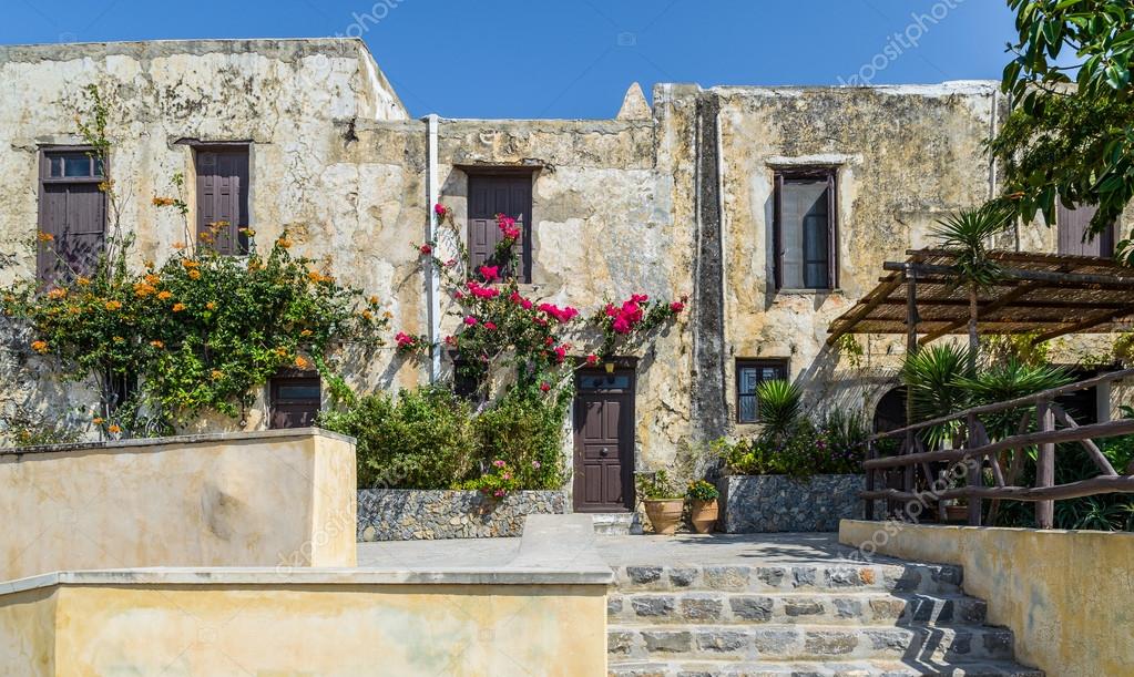 Moni Preveli monastery in Crete. Greece — Stock Photo © gorelovs #54848253