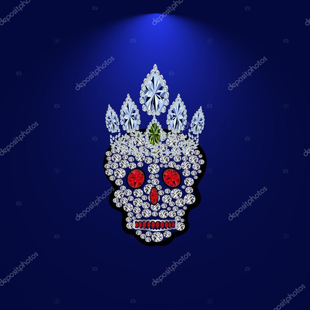 Skull of precious stones.4 Stock Vector Image by ©Reneli #120652352