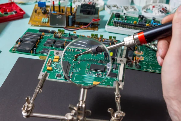 Assembling mechanical electronic box Stock Photos, Royalty Free ...