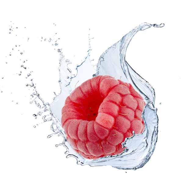 Raspberry with water splash Stock Photo by ©somchaij 105273848