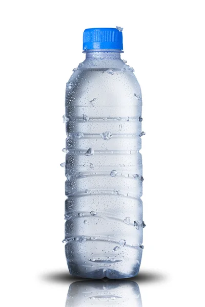 Empty plastic water bottle — Stock Photo © membio #43340425