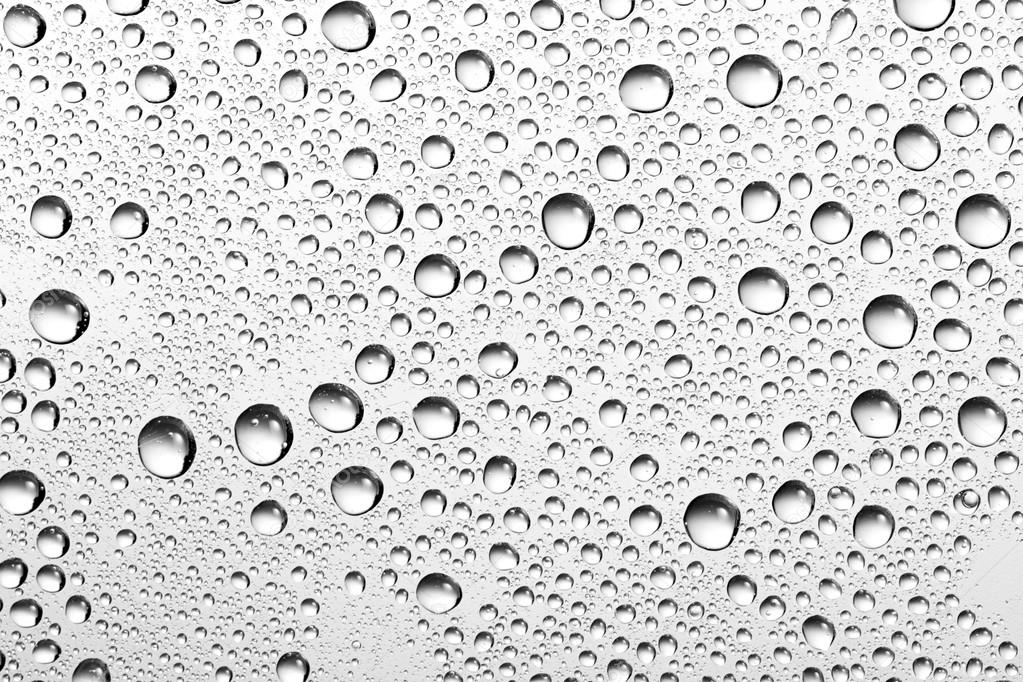 Transparent Water Droplets — Stock Photo © somchaij #77229058