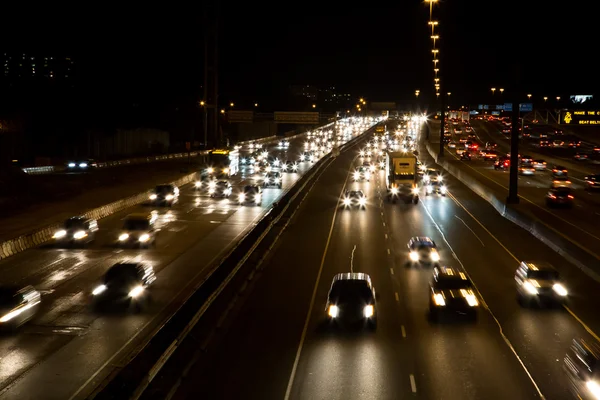 Traffic on the 401 highway at night – Stock Editorial Photo ...