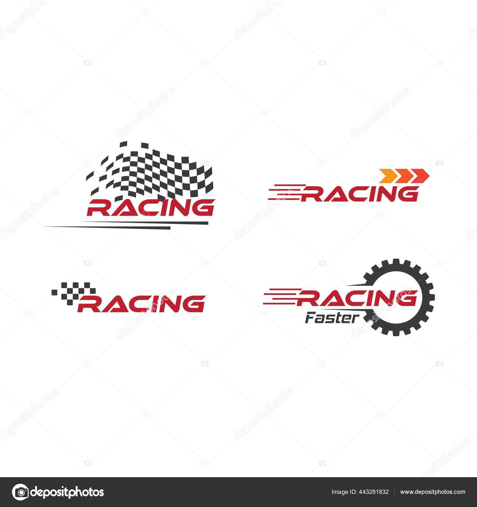 Racing Logo Set Vector Template Stock Vector Image by ©ahmadwahyu27 ...