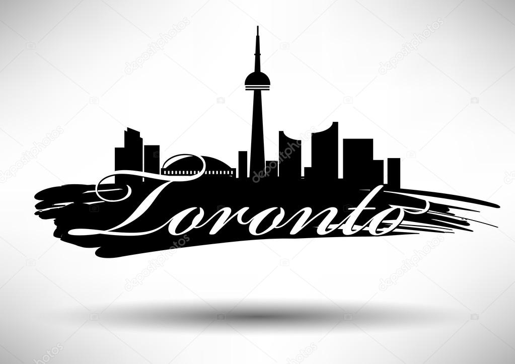 Ciudad de Toronto Skyline Design Vector de Stock de ©kursatunsal 119427092