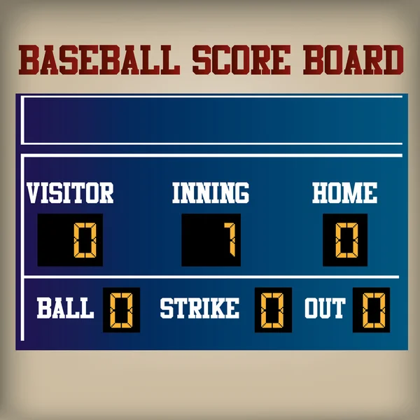 Home and visitor score, Royalty-free Home and visitor score Vector ...