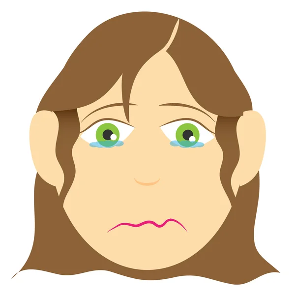 Angry Girl Face Clip Art