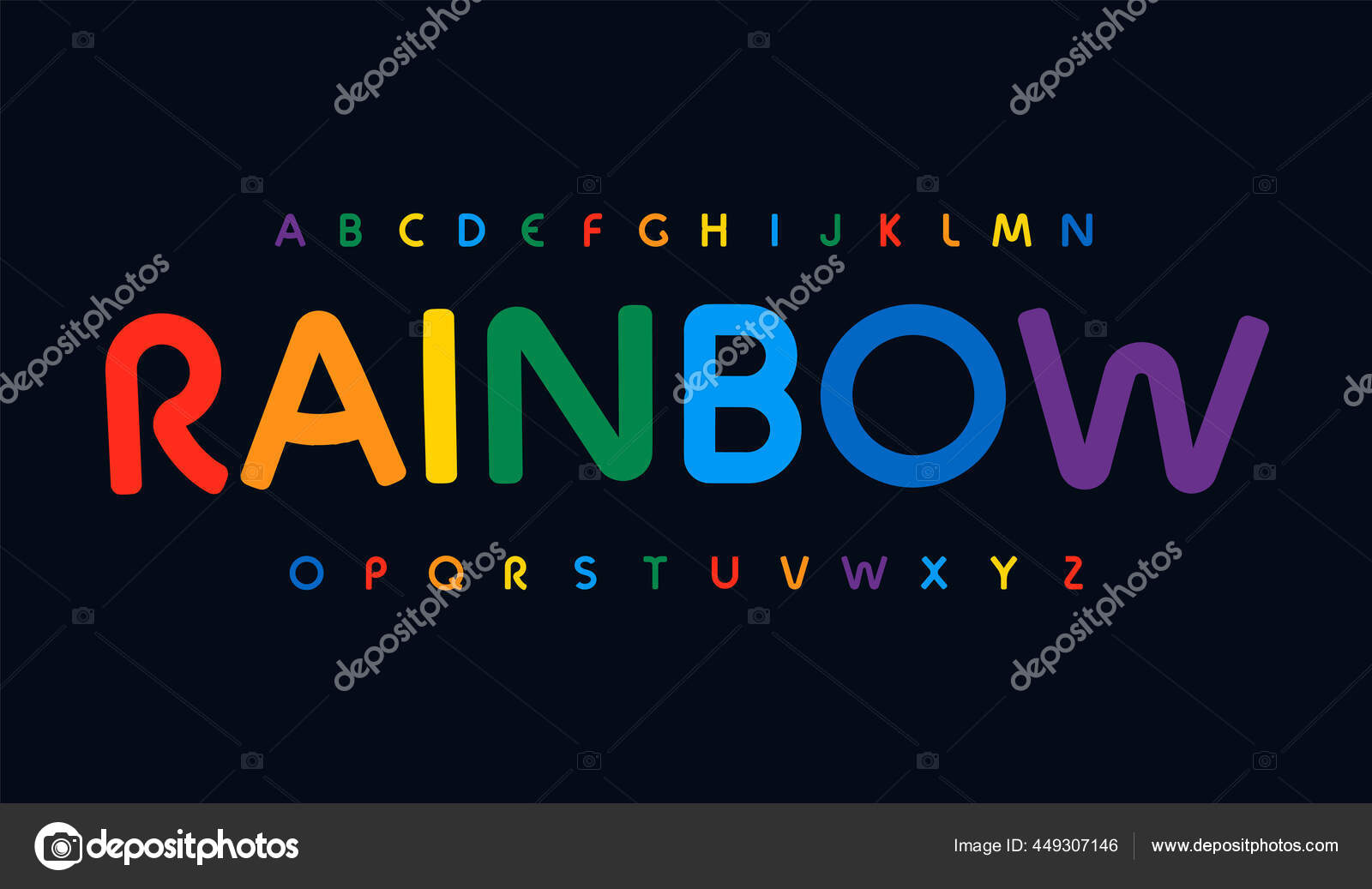 Awesome Fonts Alphabet