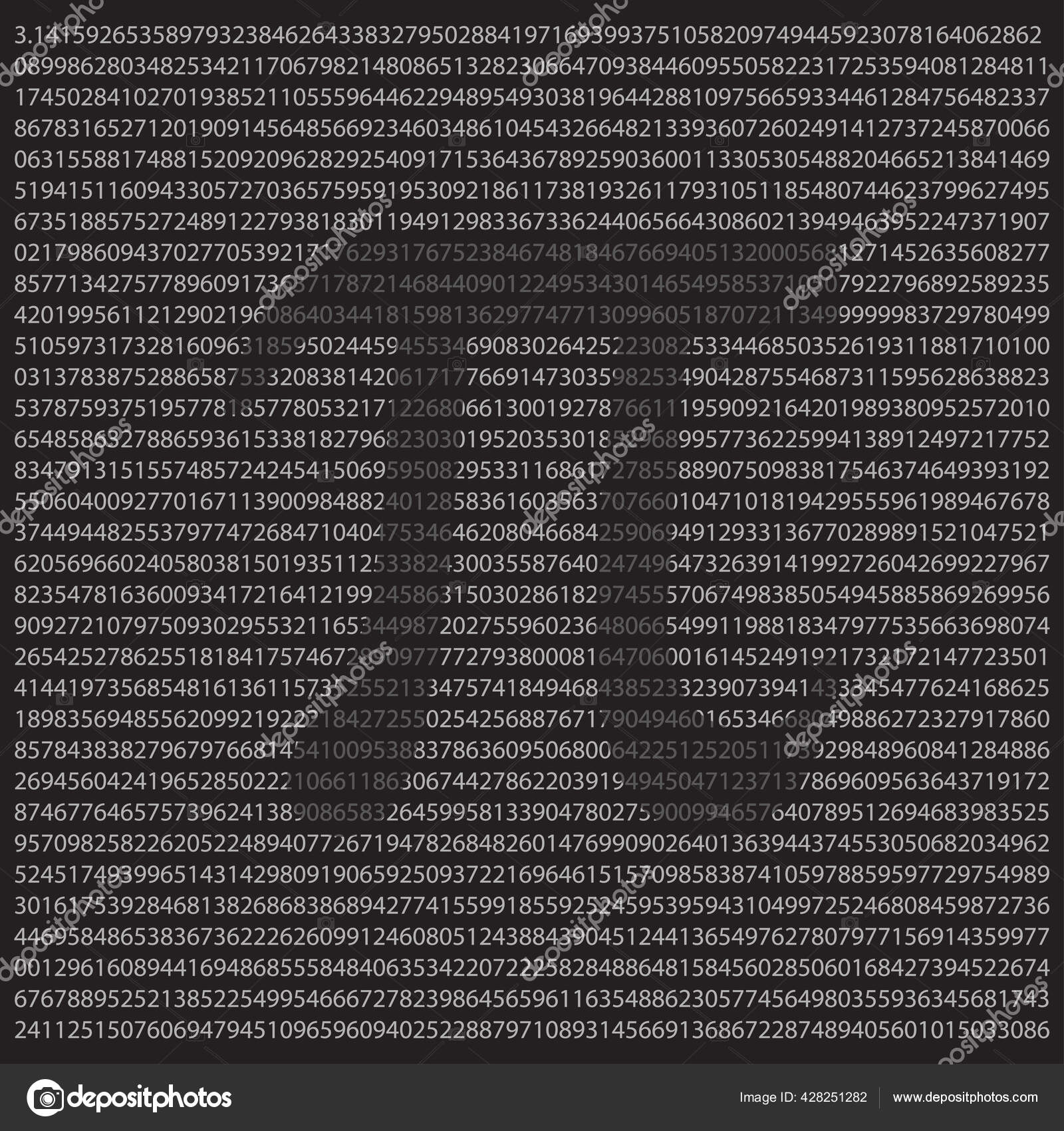 Math Background Black Pattern Vintage Vector Stock Vector Image by ...
