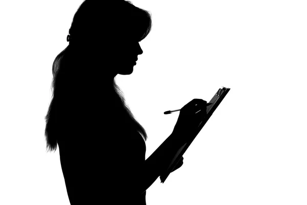 Fotos de Note taking silhouette, Imagens de Note taking silhouette sem ...